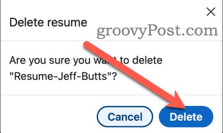 How To Create Update Or Remove A Resume From Linkedin