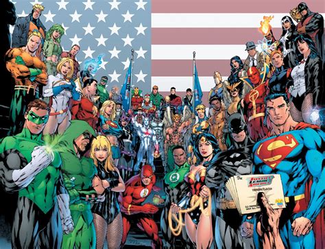 Warner Bros Dc Comics Characters Superheroes All Together Superhero