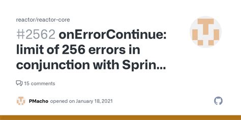 OnErrorContinue Limit Of Errors In Conjunction With Spring WebClient Issue