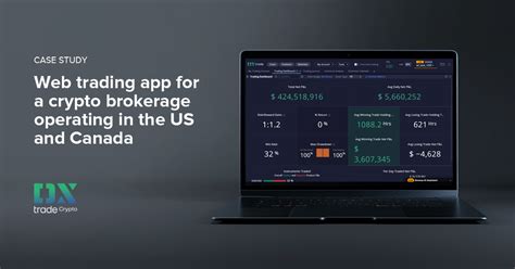 Web Trading App For A Crypto Brokerage Operating In The Us And Canada