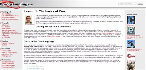 Top 10 Websites For Learning C