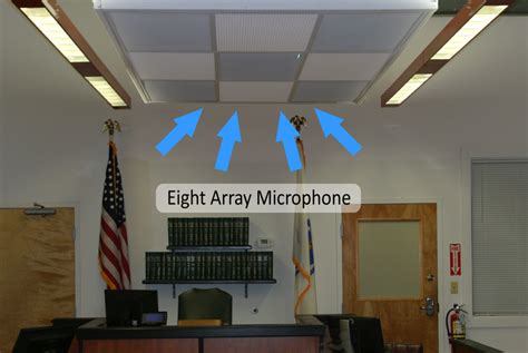 Ceiling Microphone Arrays CourtSmart Inc