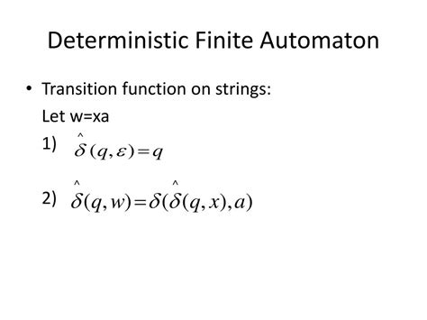 ppt deterministic finite automaton powerpoint presentation free