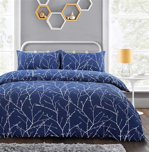 200 Thread Count Cotton Rich Stunning Floral Design Duvet Cover Set In