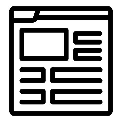 Premium Vector Web Page Showing Structure With Content Blocks