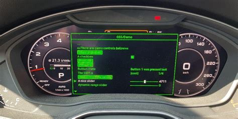 Virtual Cockpit Developer Menu Audi A5 2019 2023
