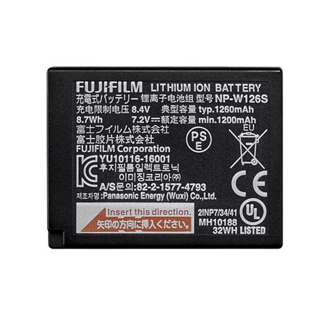 Li-ion Battery NP-W126S - fujifilmxindia
