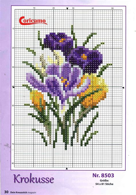 Pin on Keresztszemes virág | Cross stitch flowers, Floral cross stitch ...