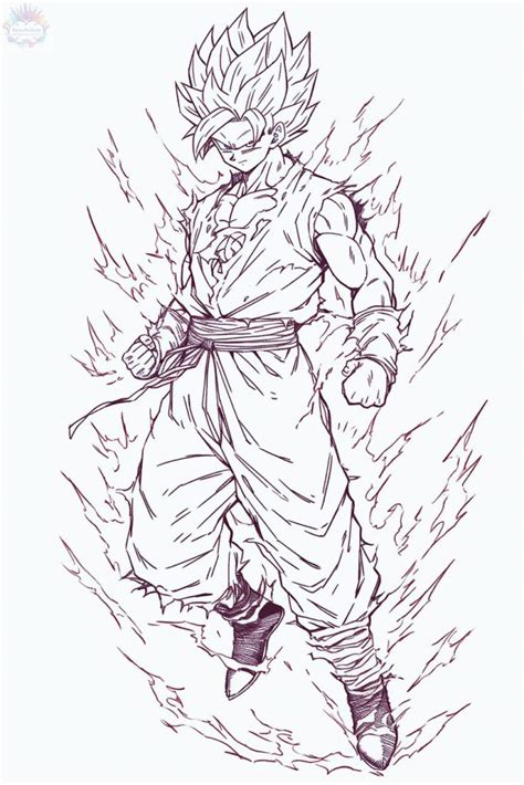 Naruto Super Saiyan Coloring Pages