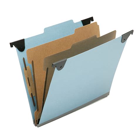 Hanging Classification File Folders 2 Dividers 6 Sections Letter