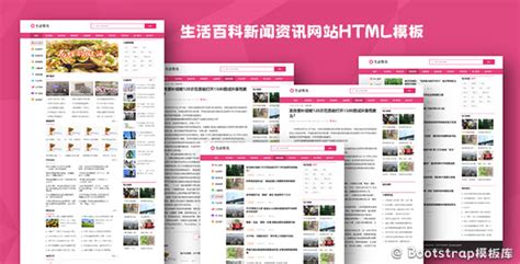 生活百科新闻资讯网站html模板