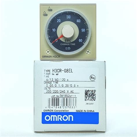 Jual Timer Omron Star Delta H3cr G8el 220vac Shopee Indonesia