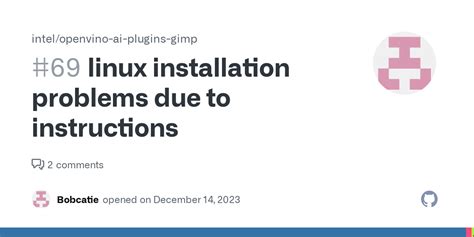 Linux Installation Problems Due To Instructions Issue Intel Openvino Ai Plugins Gimp