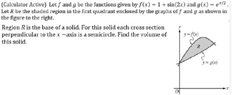 solved calculator active ﻿let f ﻿and g ﻿be the functions
