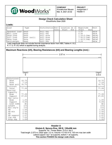 Header A And B Assignment 1 Company Krunalkumar Mavani Mar 8 2021 23 Project Assignment 1