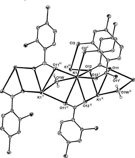 A Partial Expansion Of The KO Cl Coordination Sphere In The Polymeric Download Scientific