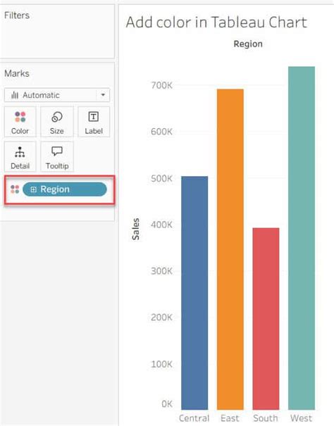 How To Add Colors To Bar Chart In Tableau
