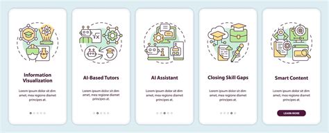 Premium Vector Walkthrough Ai In Education With Linear Concepts