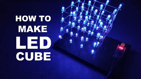 How To Make LED Cube Using Arduino Easily Electronics Projects Hub
