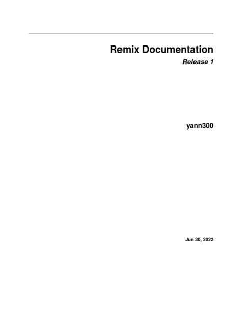 Remix Ide Documentation Pdf Computer File Icon Computing