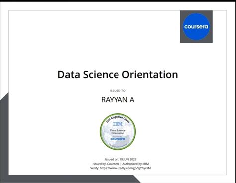 Rayyan A On Linkedin Datasciencejourney Ibmdatascience Courserabadge Unlockingthepotential