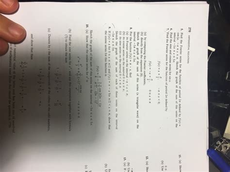 solved find the fourier series for the function of period 2