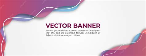 Premium Vector Gradient Abstract Wave Banner Design