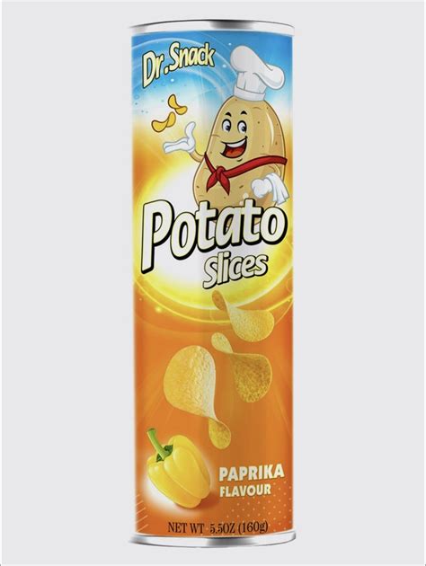 Чипсы картофельные Паприка 160г Dr.Snack Китайские продукты и напитки ...