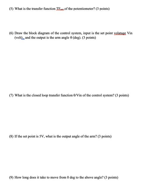 Solved Problem Points A Control System Shown In Chegg