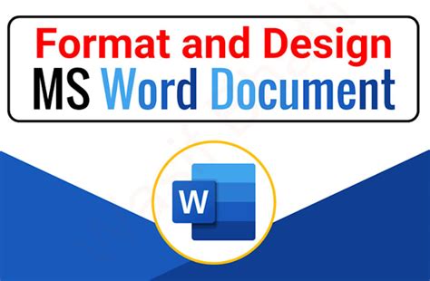 Create Edit Format And Design Your Microsoft Word Document By