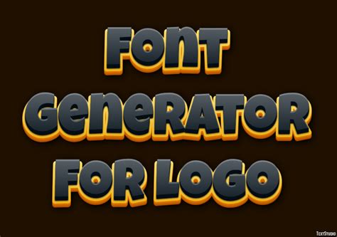 Font Generator For Logo Text Effect and Logo Design Font