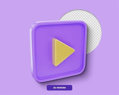 Premium Psd Icon 3d Render