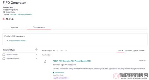 Xilinx IP解析之FIFO Generator v 徐晓康的博客