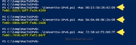PowerShell Convert MAC Address To Link Local IPv Address VGeek Tales From Real IT System