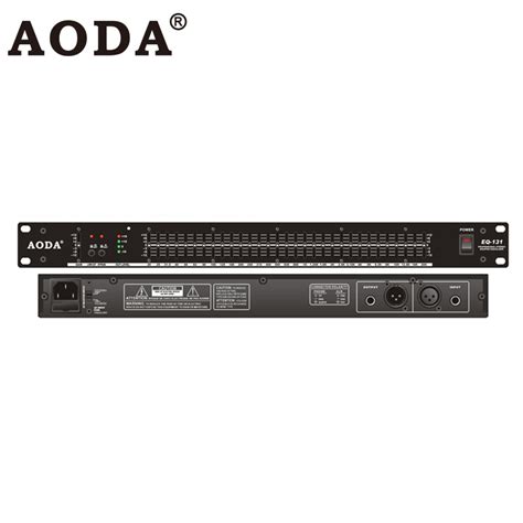 Aoda Eq Series 13 Octave Graphic Equalizer Equalizer And