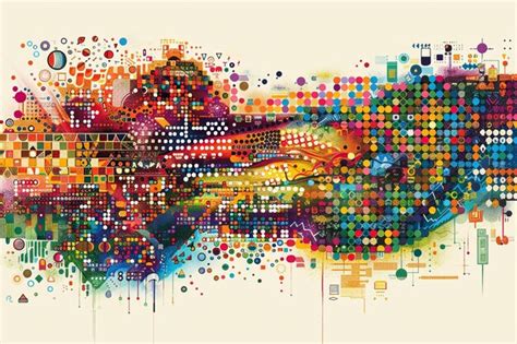 premium photo an abstract representation of the diverse languages and