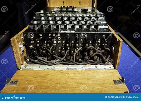 A World War Ii Era Enigma Machine Editorial Stock Image Image Of