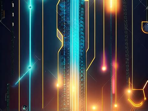 Premium Ai Image Futuristic Cyborgs With Glowing Neon Lines 3d Rendering