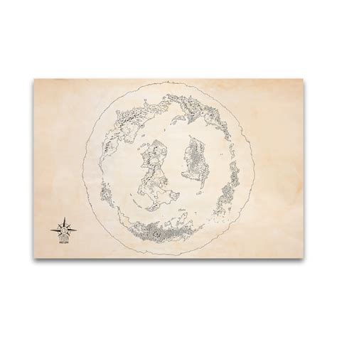 The Cartographers Map Of Tumiun — Print Ricks Creations