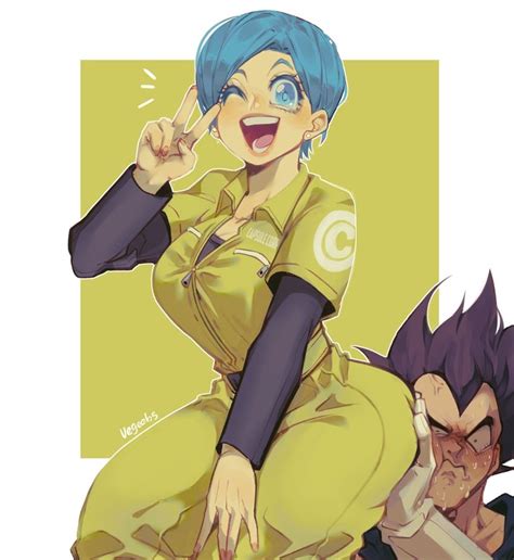 Vegeta And Bulma Dragon Ball And 2 More Drawn By Addyvegeebs