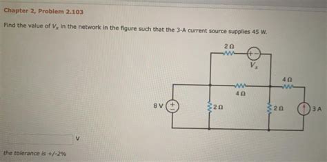 Solved Chapter Problem Find The Value Of Vx In The Chegg Com