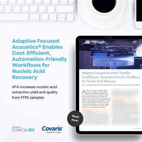 Todays Clinical Lab On Linkedin Clinicallab Innovation Labtech Nucleicacidrecovery Covaris