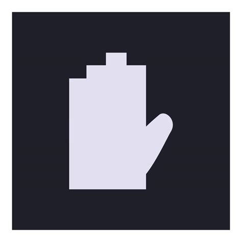 pixelated hand cursor clicking on dark background 55191034 vector art