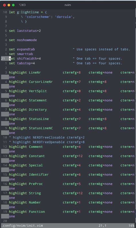 Why Is Neovim Highlighting The Cursor Line Numbers After The Cursor Has