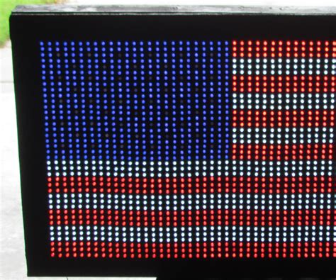 usa flag made with diffused led 7 steps with pictures instructables