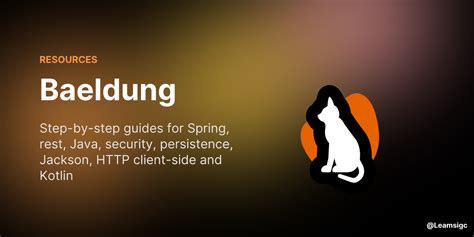 baeldung must know resources for developers by giessen dev