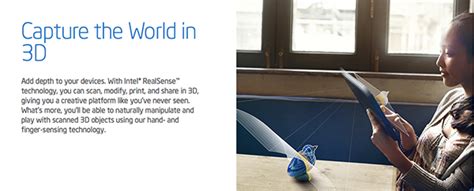 Intel RealSense Webpage And Video On Behance