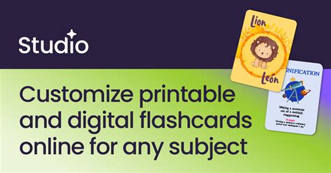 Free Flashcard Maker Online Creative Fabrica