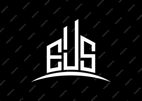 Premium Vector Letter Ejs Building Vector Monogram Logo Design Template Building Shape Ejs Logo