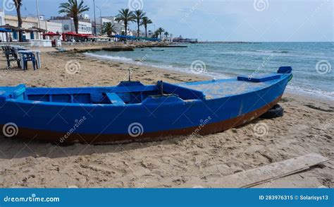 La Goulette Tunis The Sand Beach At La Goulette That Is Near The City